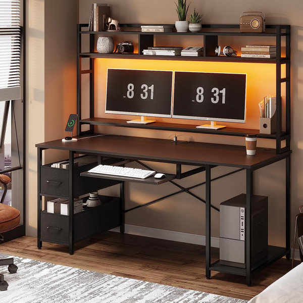 17 Stories Ariyannah Metal Base Computer Desk & Reviews - Wayfair Canada