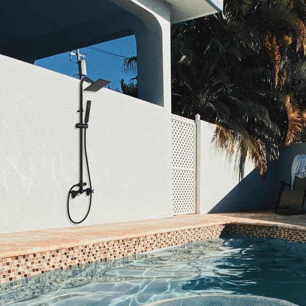 MORLOD Wall Mounted Outdoor Shower | Wayfair