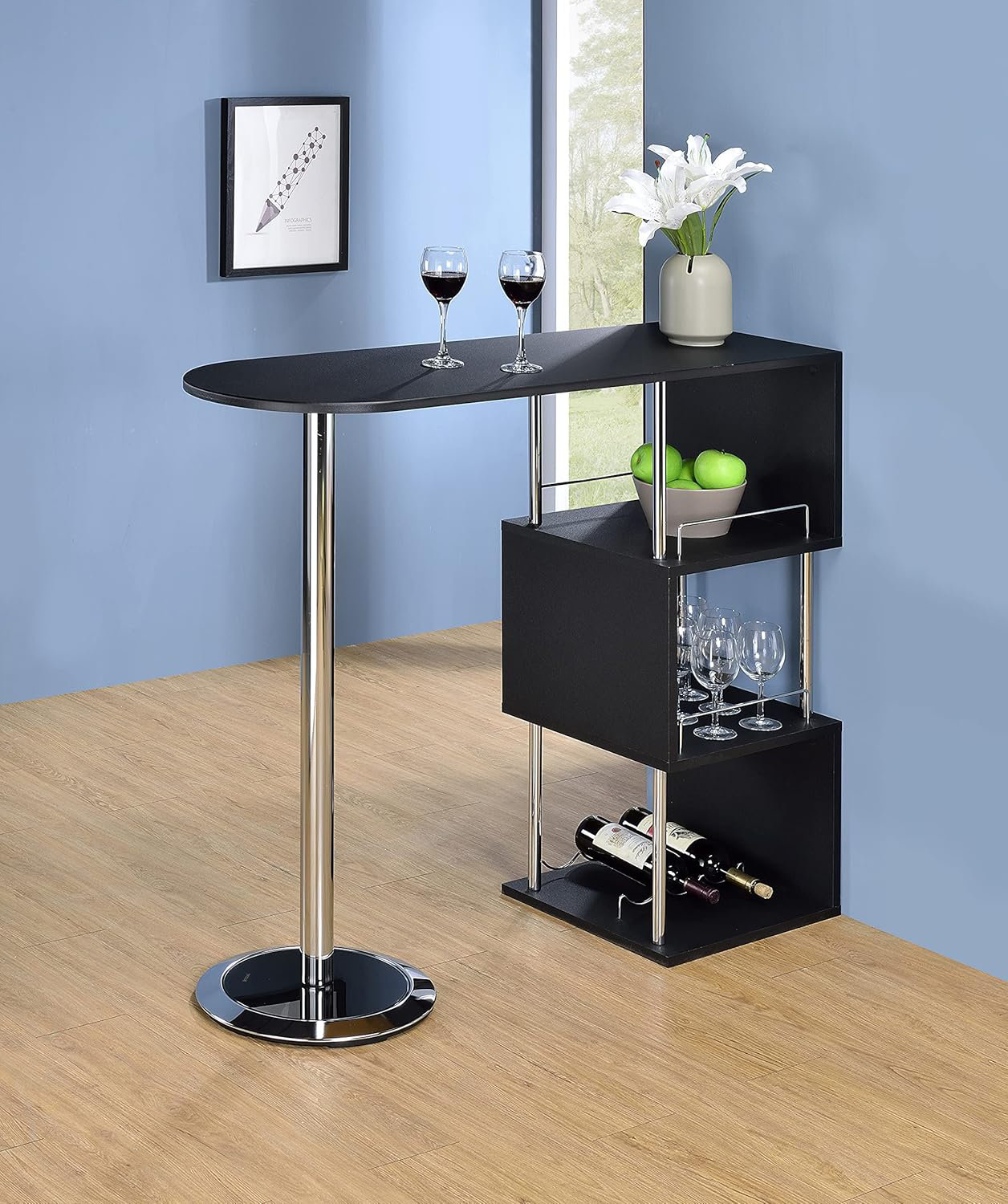 Zipcode Design™ Lawncrest Counter Height Pedestal Dining Table ...