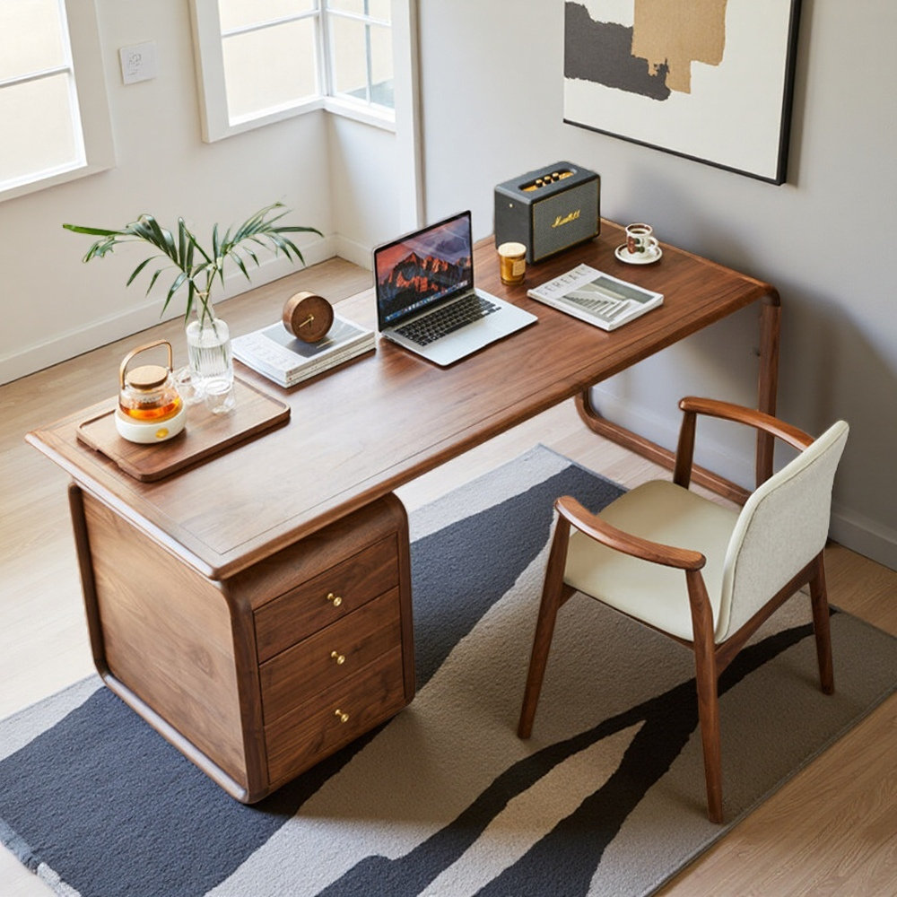 Corrigan Studio® New Chinese style desk and chair set | Wayfair