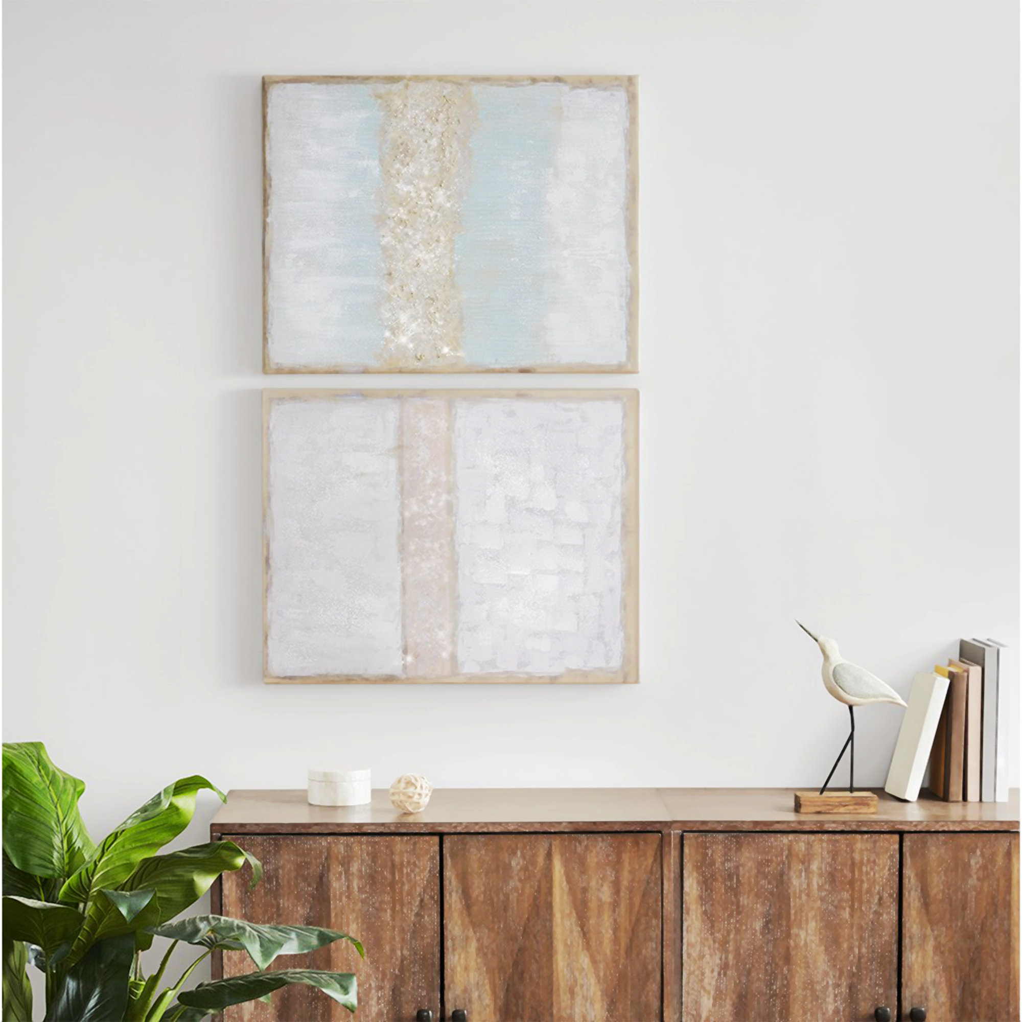 Dovecove 2 Pieces Wrapped Canvas Print Set | Wayfair