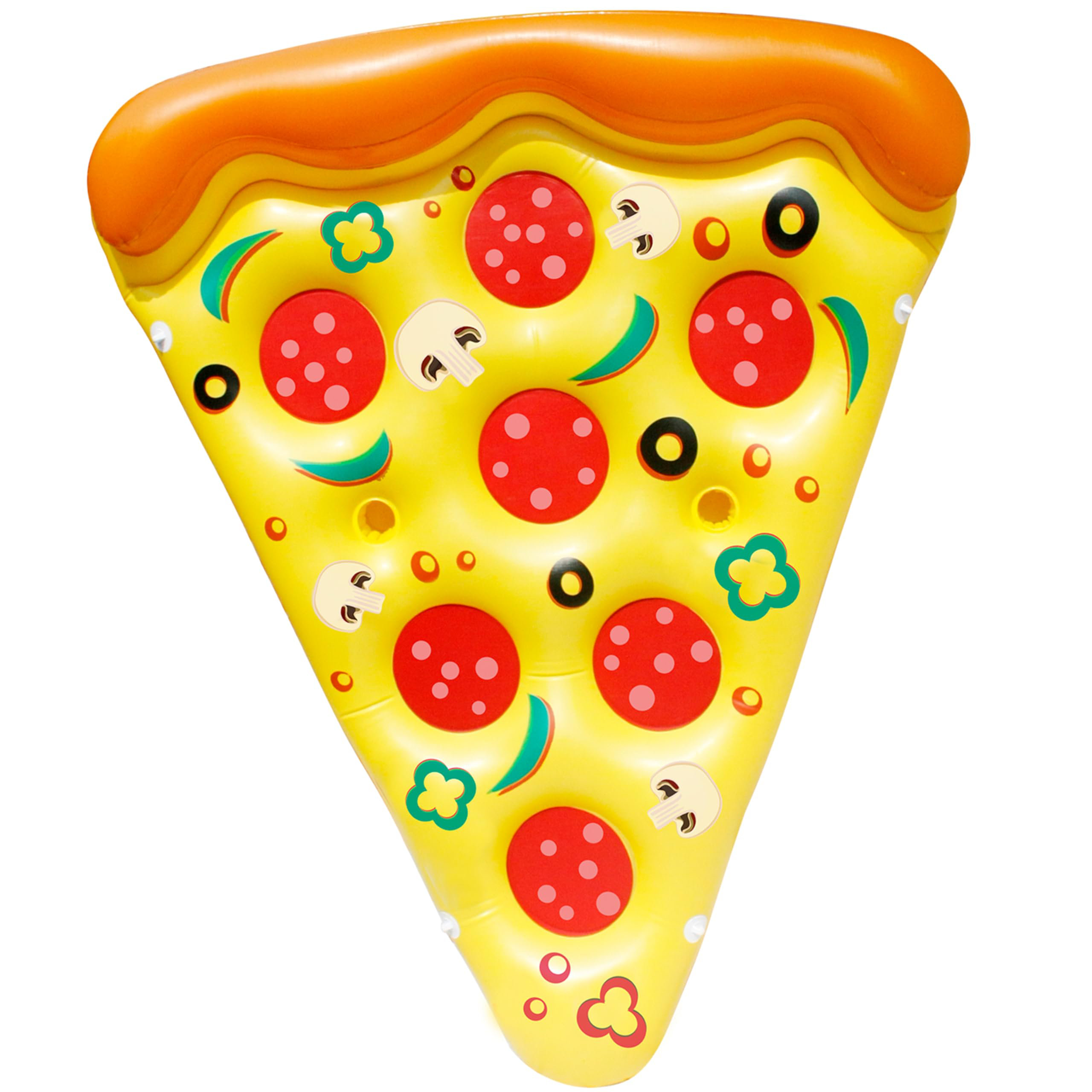 Zeki Shoggy Giant Inflatable Pizza Slice Pool Float, Fun Pool Floaties ...
