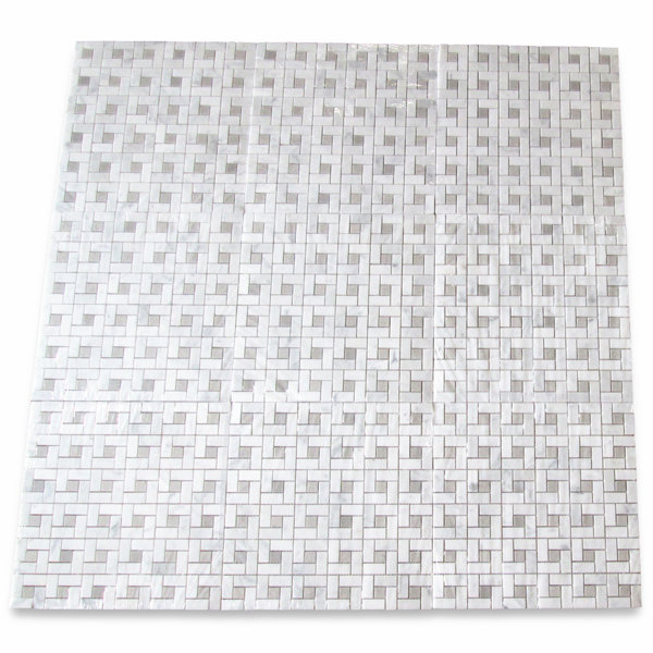 Marble Online 12" x 12" Marble Pinwheel Mosaic Wall & Floor Tile | Wayfair