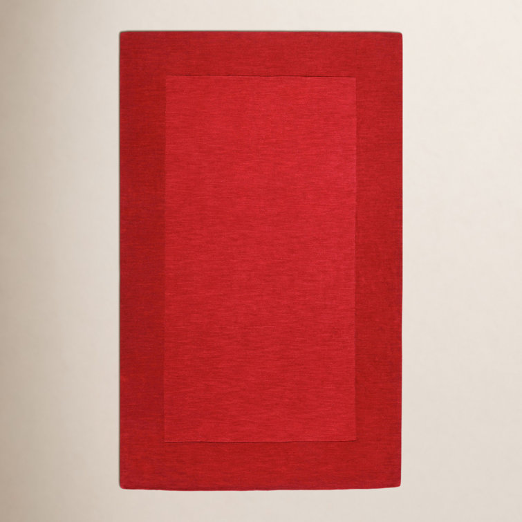 Dolma Handmade Loomed Wool Red/Scarlet Area Rug & Reviews | AllModern