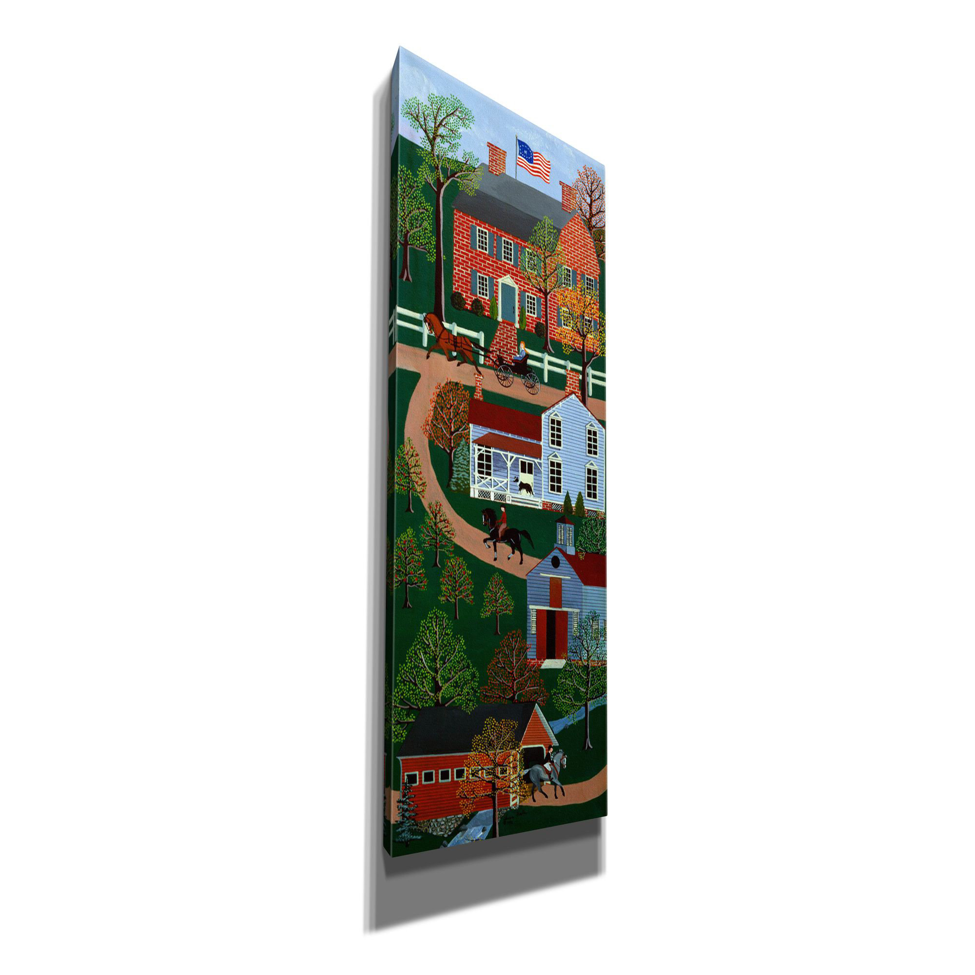 Red Barrel Studio® Red Barrel Studio 'Brick House Road' By Susan Henke ...