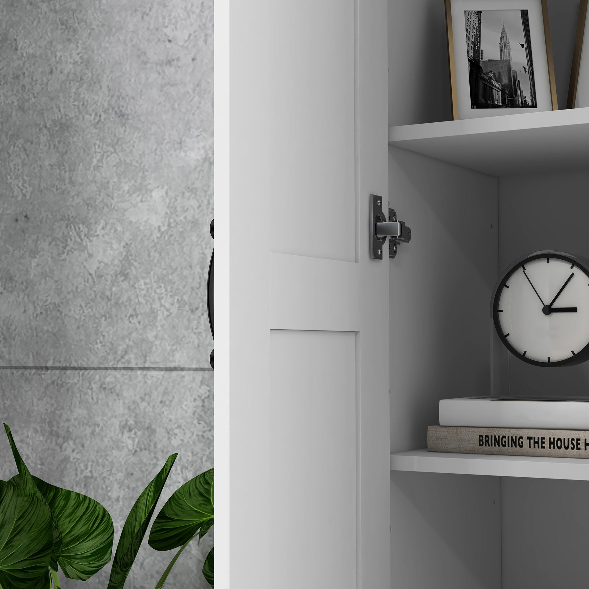 Latitude Run® 69" Tall Cupboard, White With Versatile Storage And ...