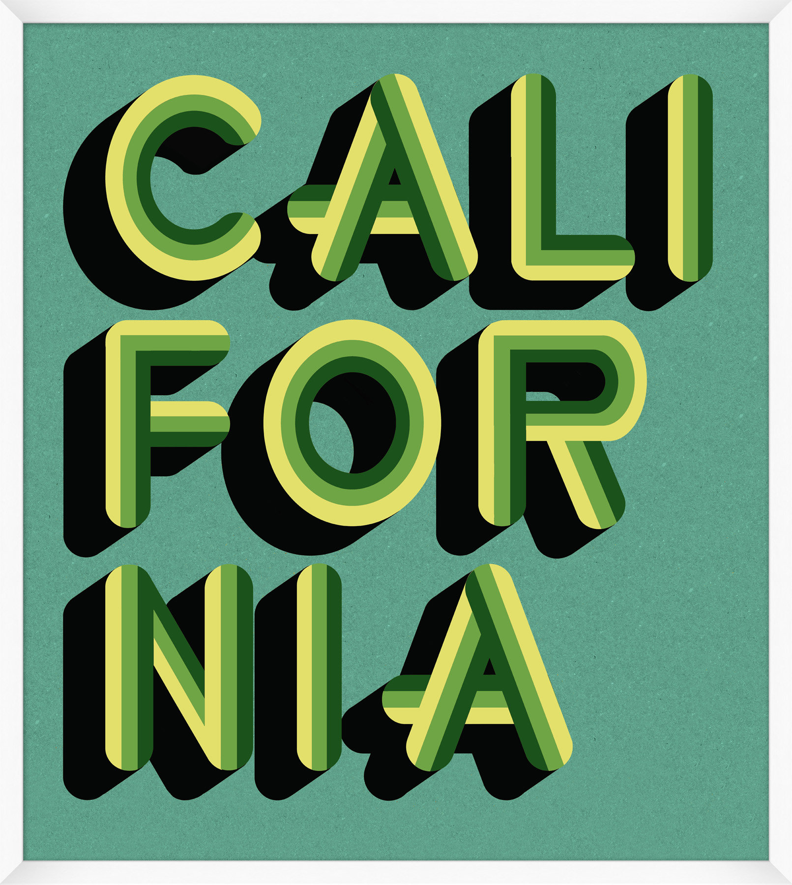 Wendover Art Group Christopher Kennedy " California Teal & Green " by ...