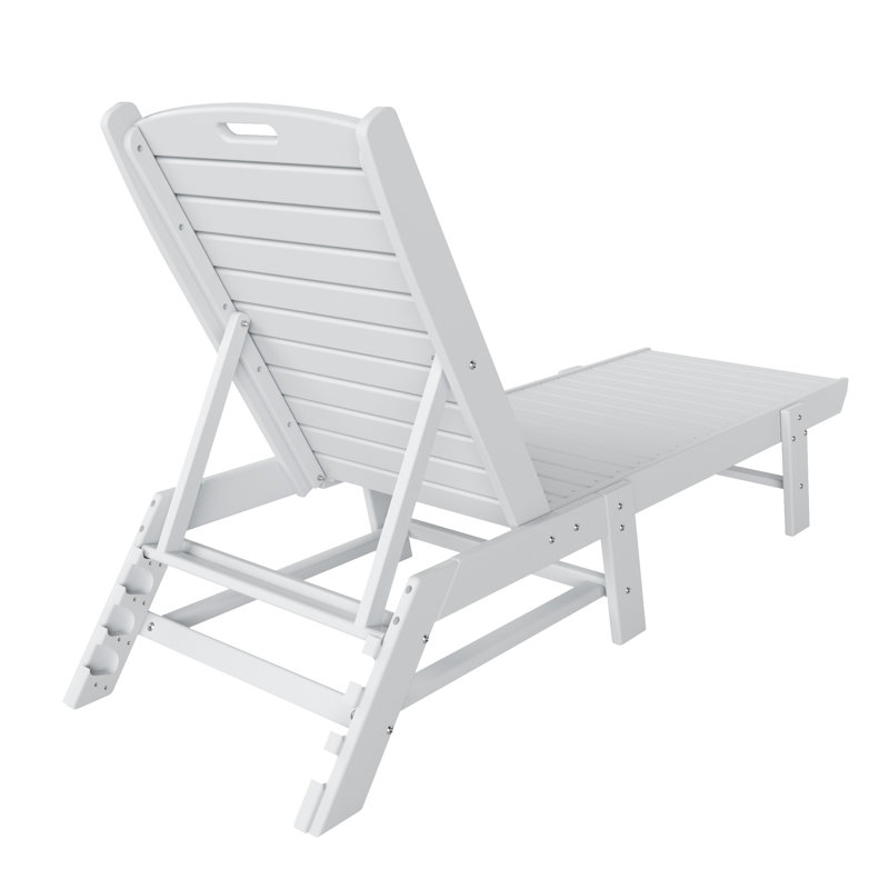 Lark Manor Alfea Outdoor HDPE Chaise Lounge & Reviews | Wayfair