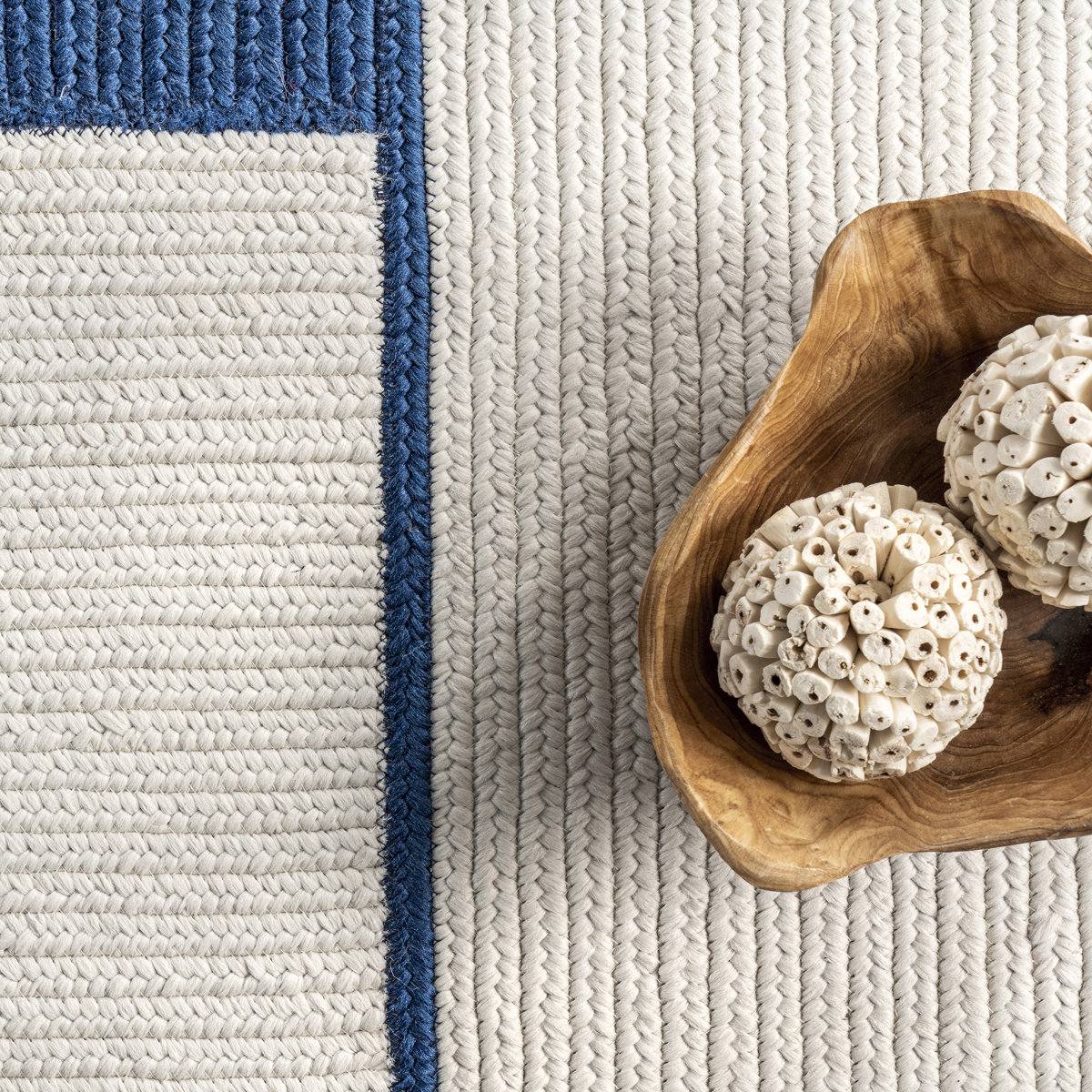 Orren Ellis Jolynn Modern Braided Shapes Area Rug | Wayfair