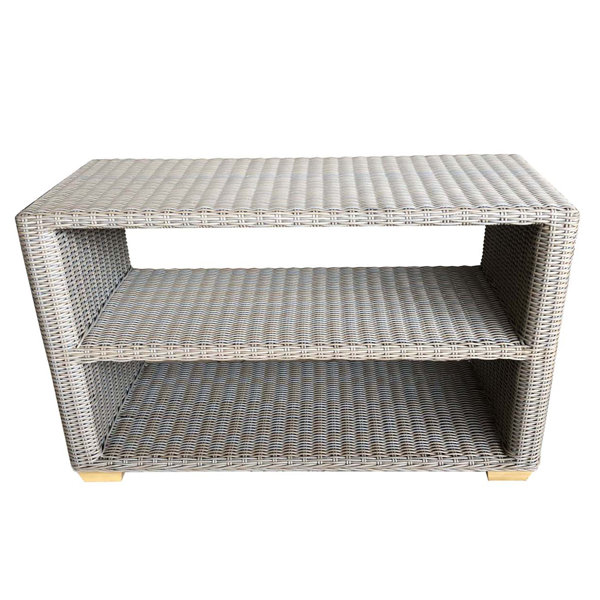 Rosecliff Heights Arialle WIcker Console Table | Wayfair