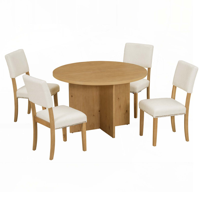 Lark Manor™ 5-Piece Round Dining Table Set | Wayfair
