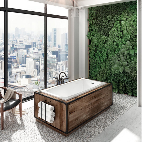 BainUltra Vibe 6030 Air Jet System Tub With Integrated Tile Flange - 1/ ...