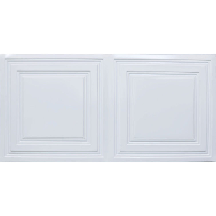 FromPlainToBeautifulInHours Economy Drop-In PVC Ceiling Tile & Reviews ...