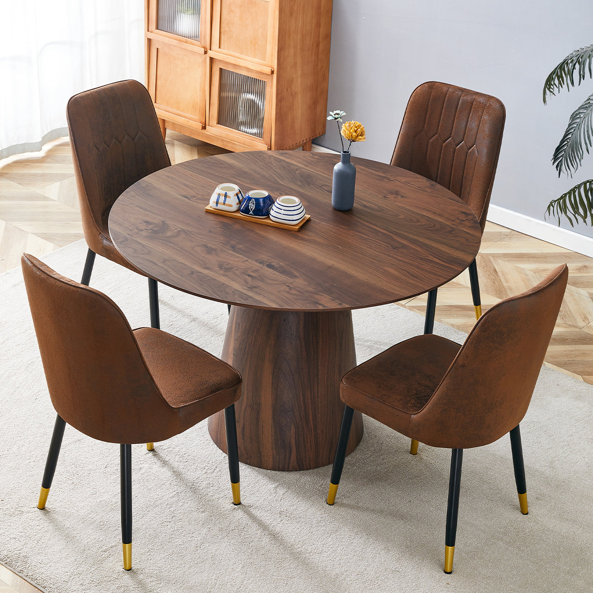 George Oliver Round Dining Table Set - Wayfair Canada