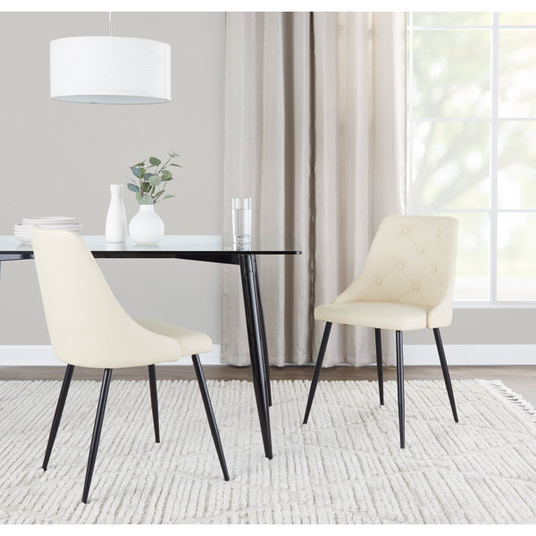 Mercer41 Paco Tufted Faux Leather Upholstered Side Chair - Wayfair Canada