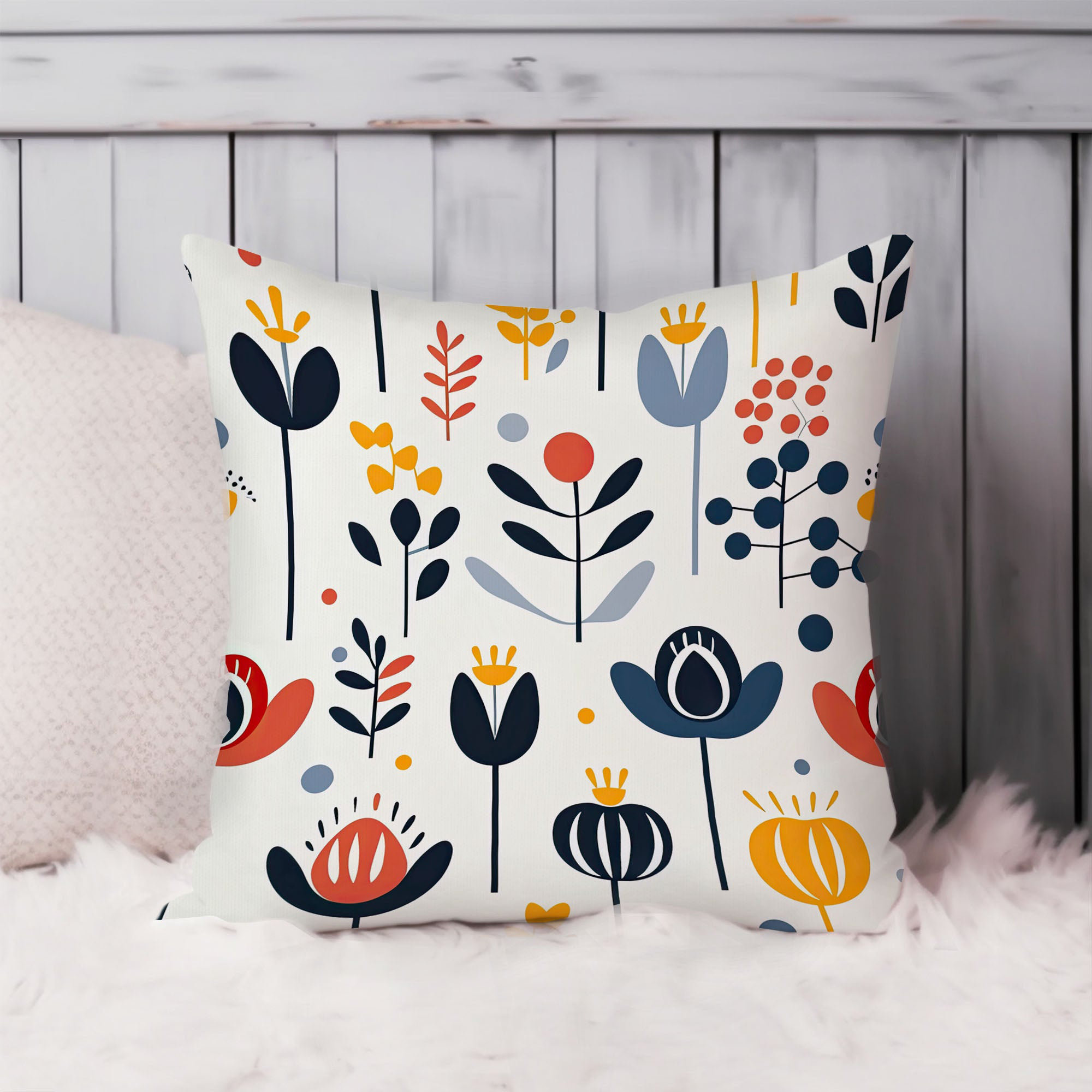 Ethan Taylor Botanical Scandinavian Flower Pattern II | Wayfair
