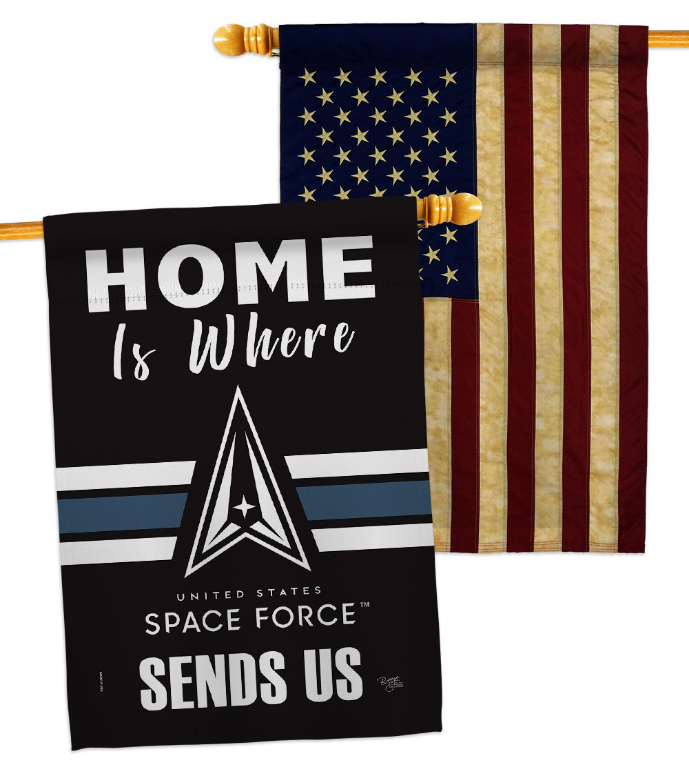 Breeze Decor 2-Sided Polyester 40 x 28 in. House Flag | Wayfair