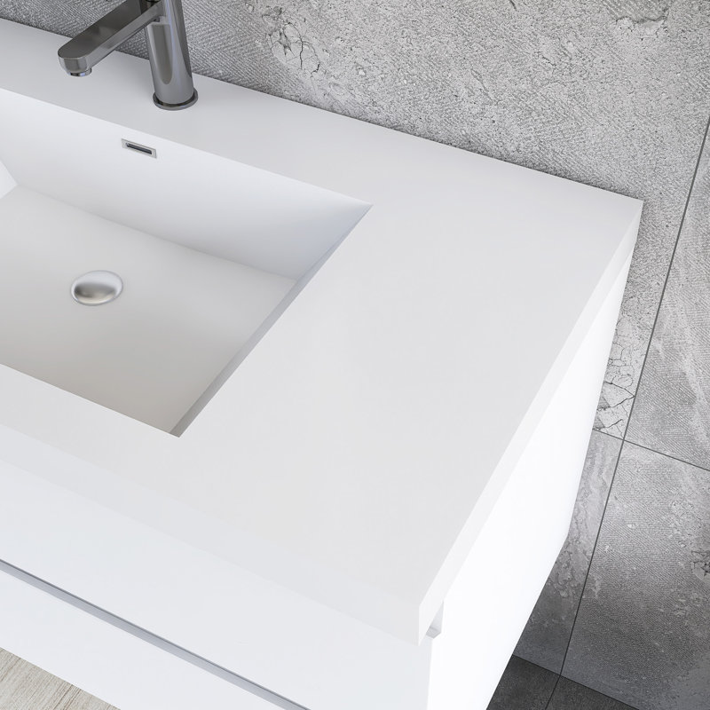 Latitude Run® 42" Floating Bathroom Vanity With Sink | Wayfair