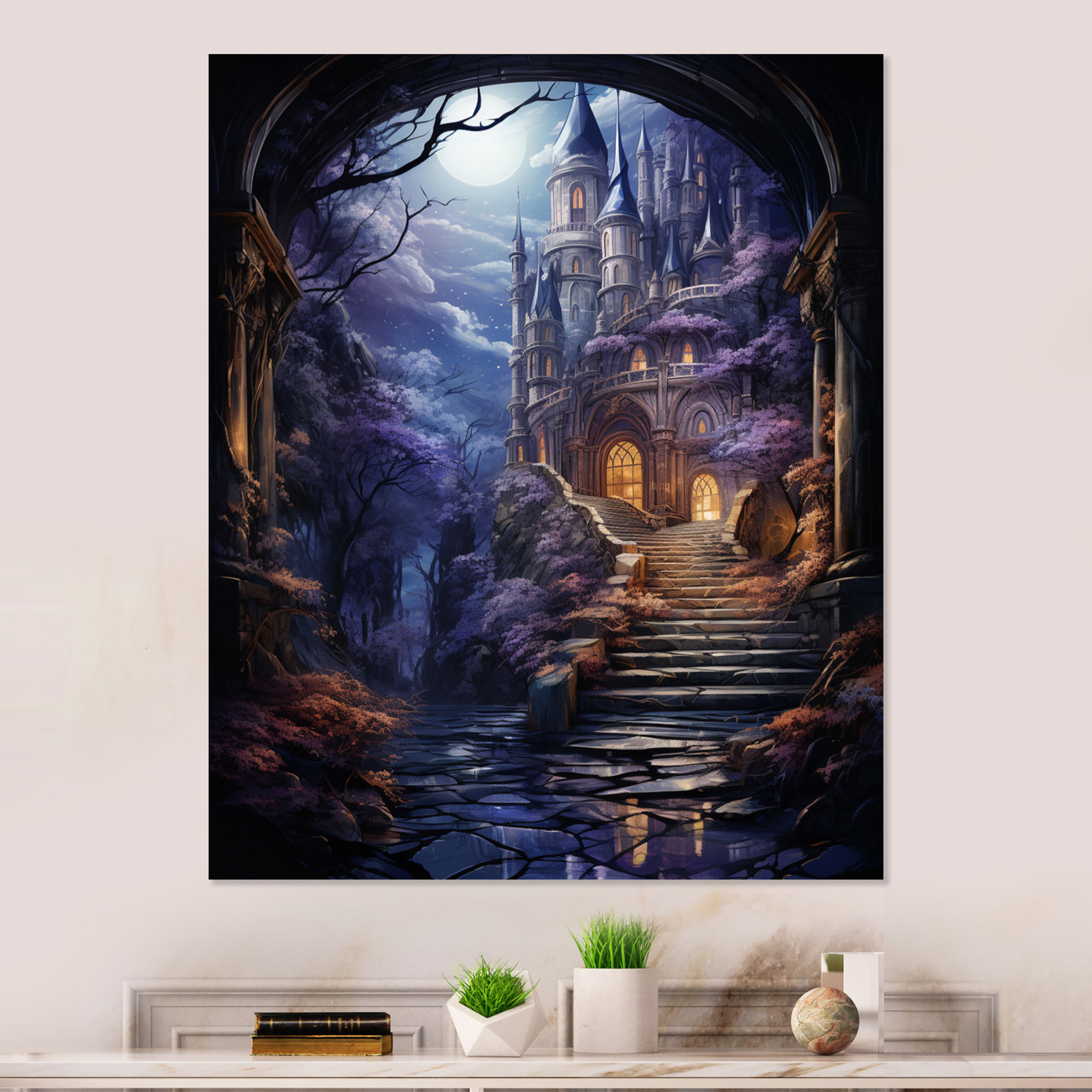 Latitude Run® Castles Mystical Gateways Enchanted - Castles Print on ...