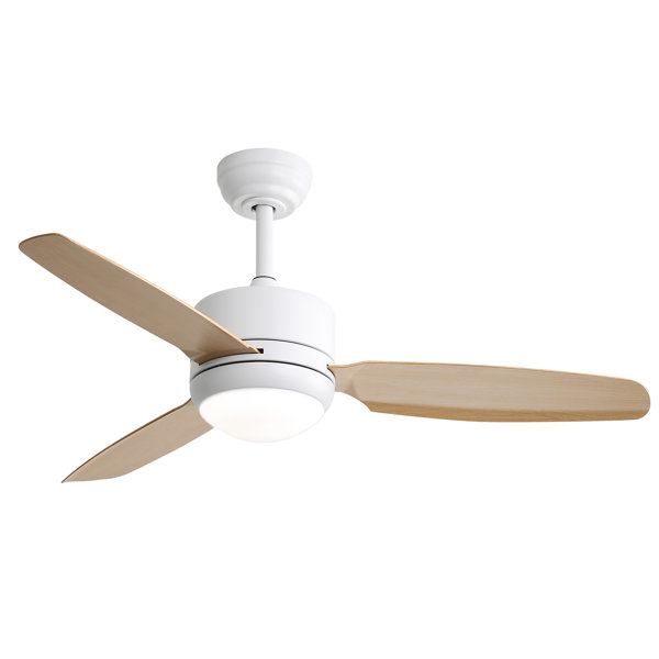 Ophelia & Co. 46 Inch Ceiling Fan With Lights 3 ABS Blades 6-Speed DC ...