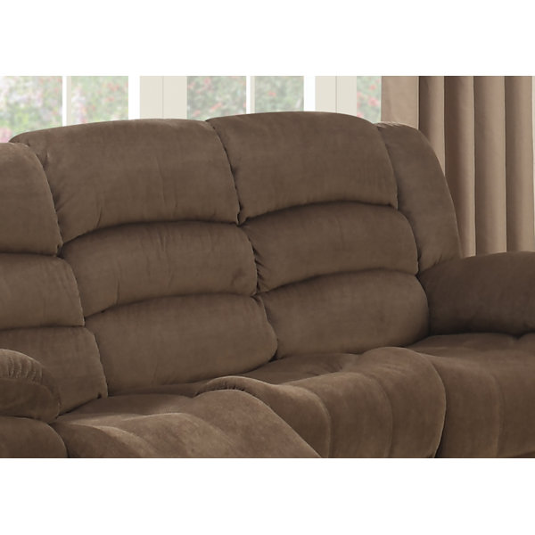 Red Barrel Studio® Kingsview 81'' Upholstered Reclining Sofa & Reviews ...
