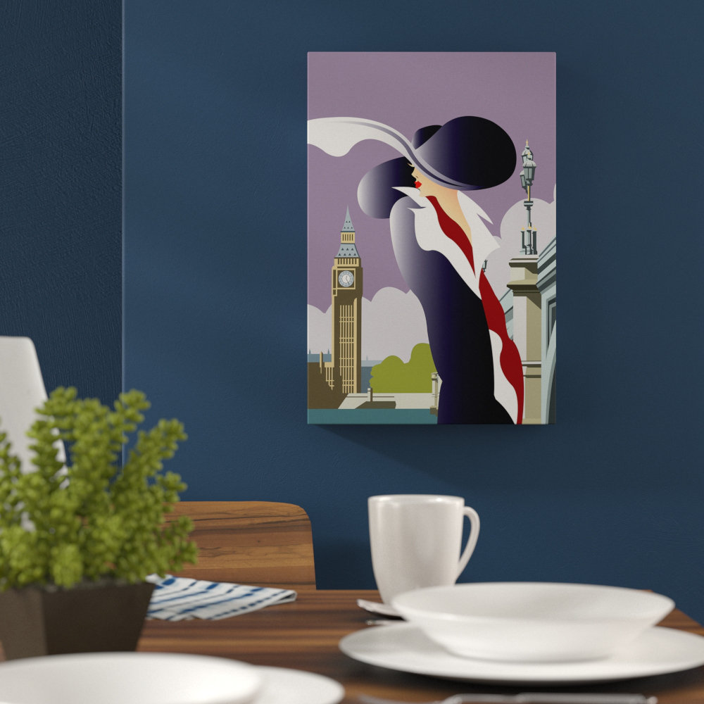 ModernMoments London Art Deco by Dave Thompson Graphic Art Wrapped on ...