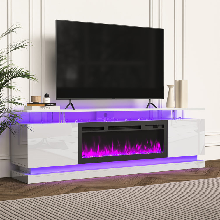 Gollahon 70.8'' W TV Stand with Fireplace (fireplace only)