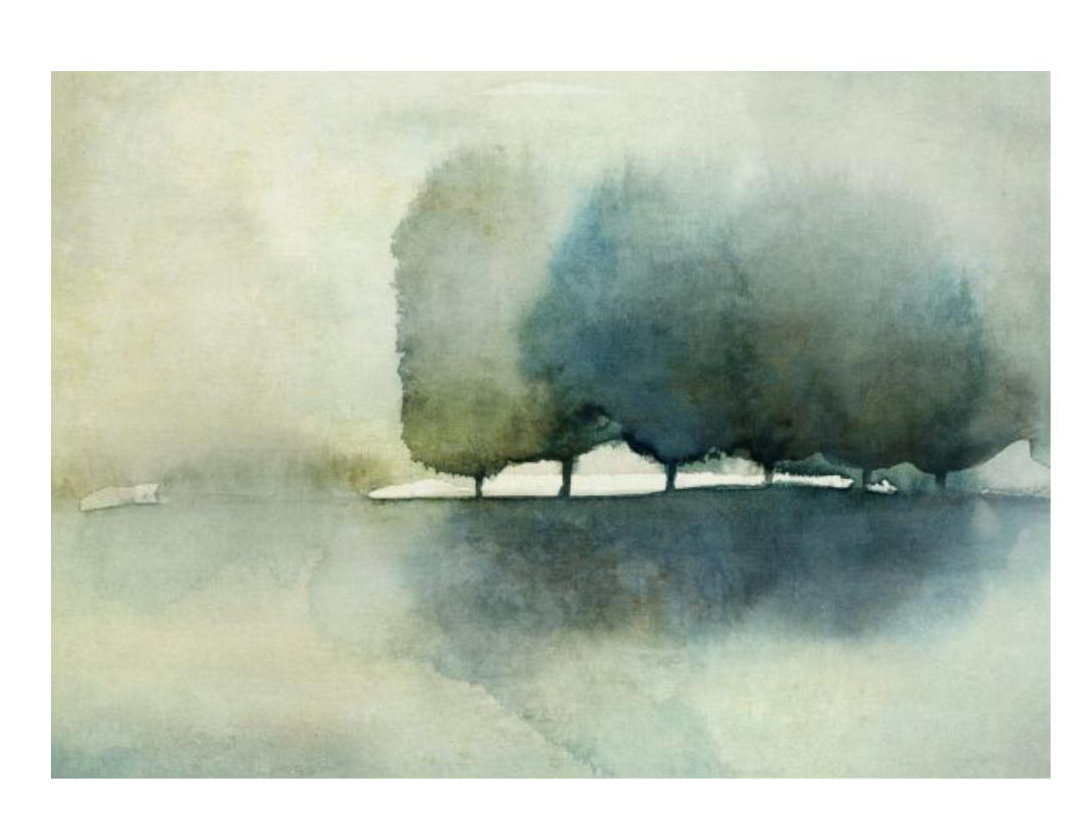 Chelsea Art Studio Scenery Landscape I by Isabella Burton - Wrapped ...