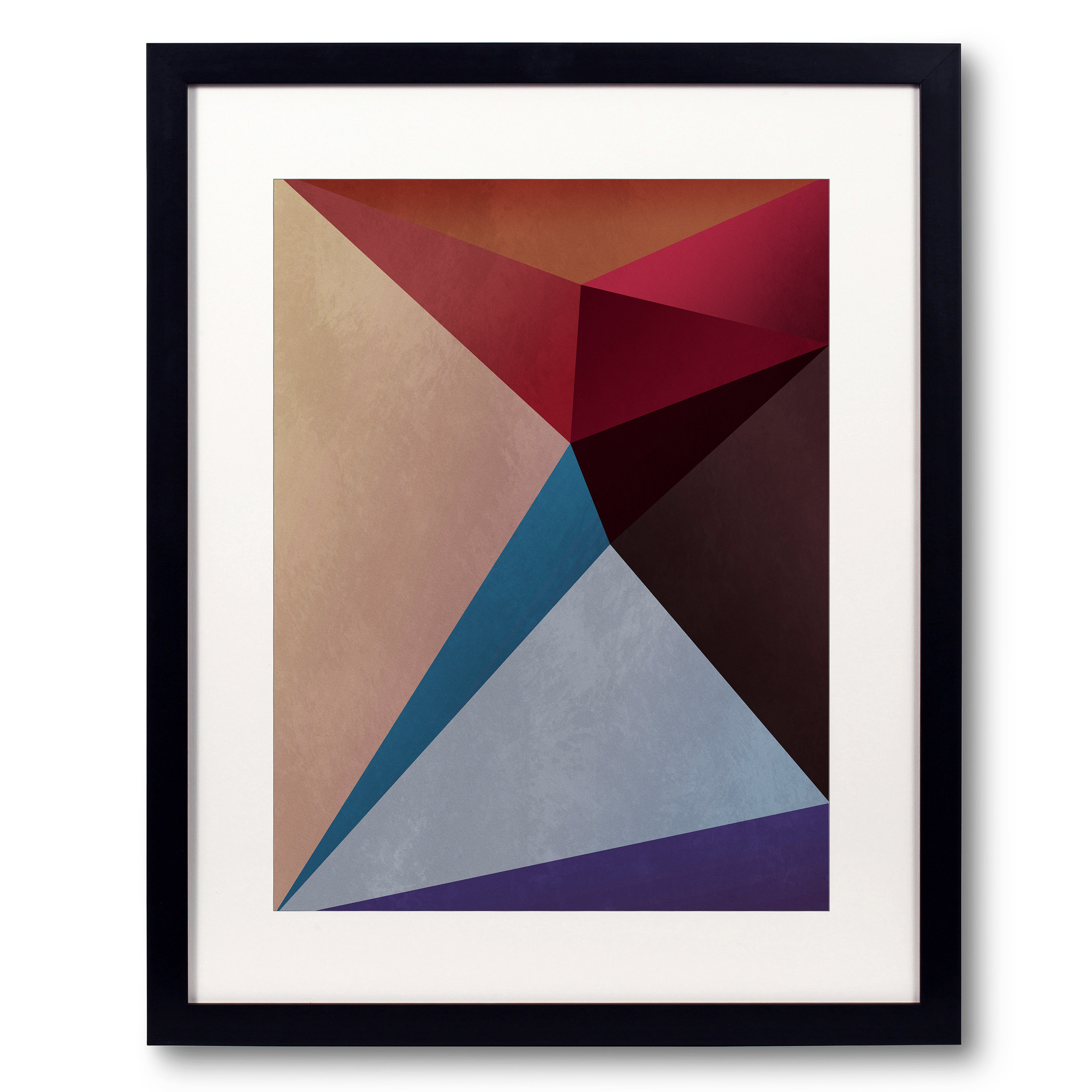 Made & Curated Interconnected Triangles 4 by Angel Estevez - Picture ...