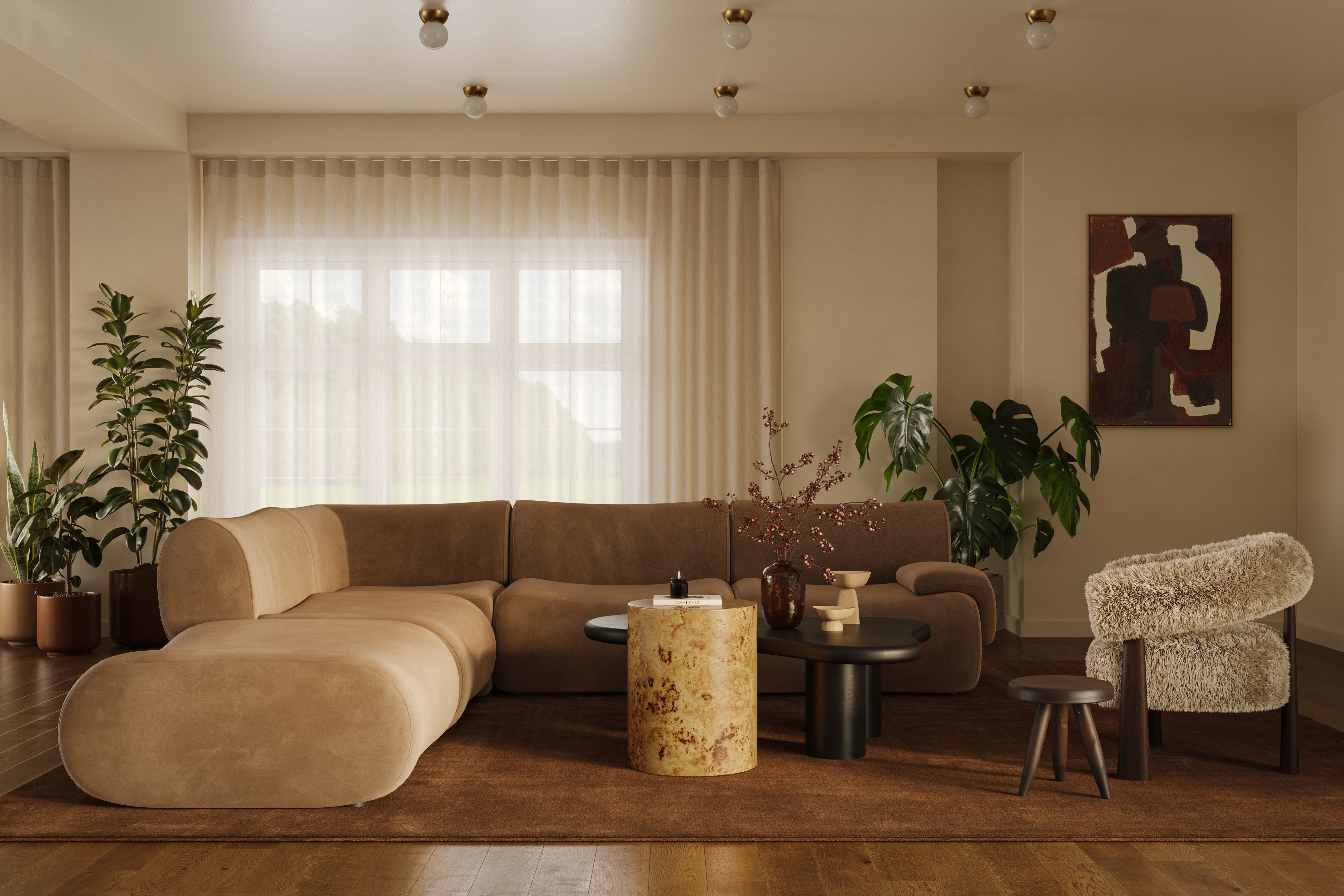 Wade Logan® Chue Modular Sectional With Raf Chair | Wayfair
