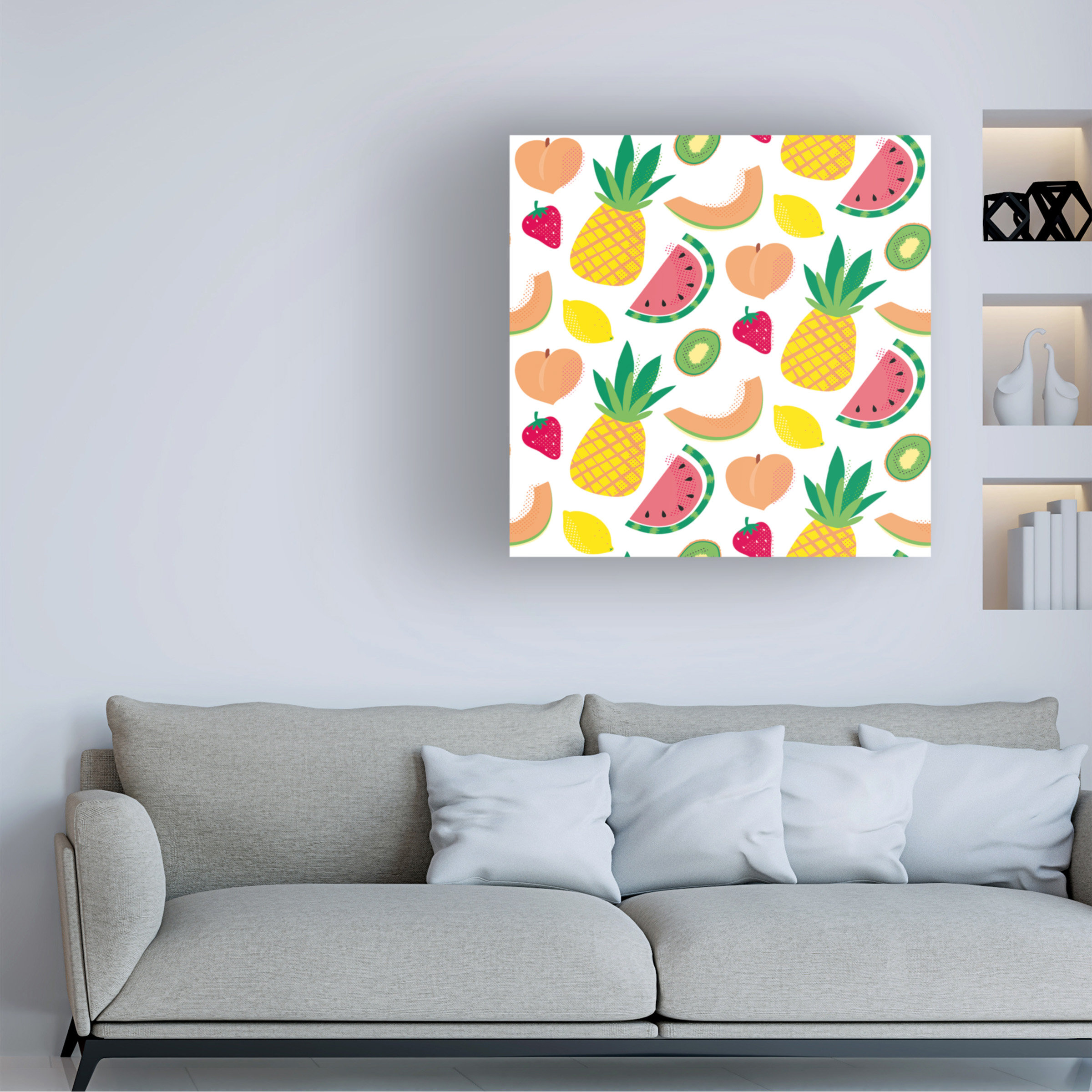 Bay Isle Home™ Summer Bounty Pattern 2 On Canvas by Holli Conger Print ...