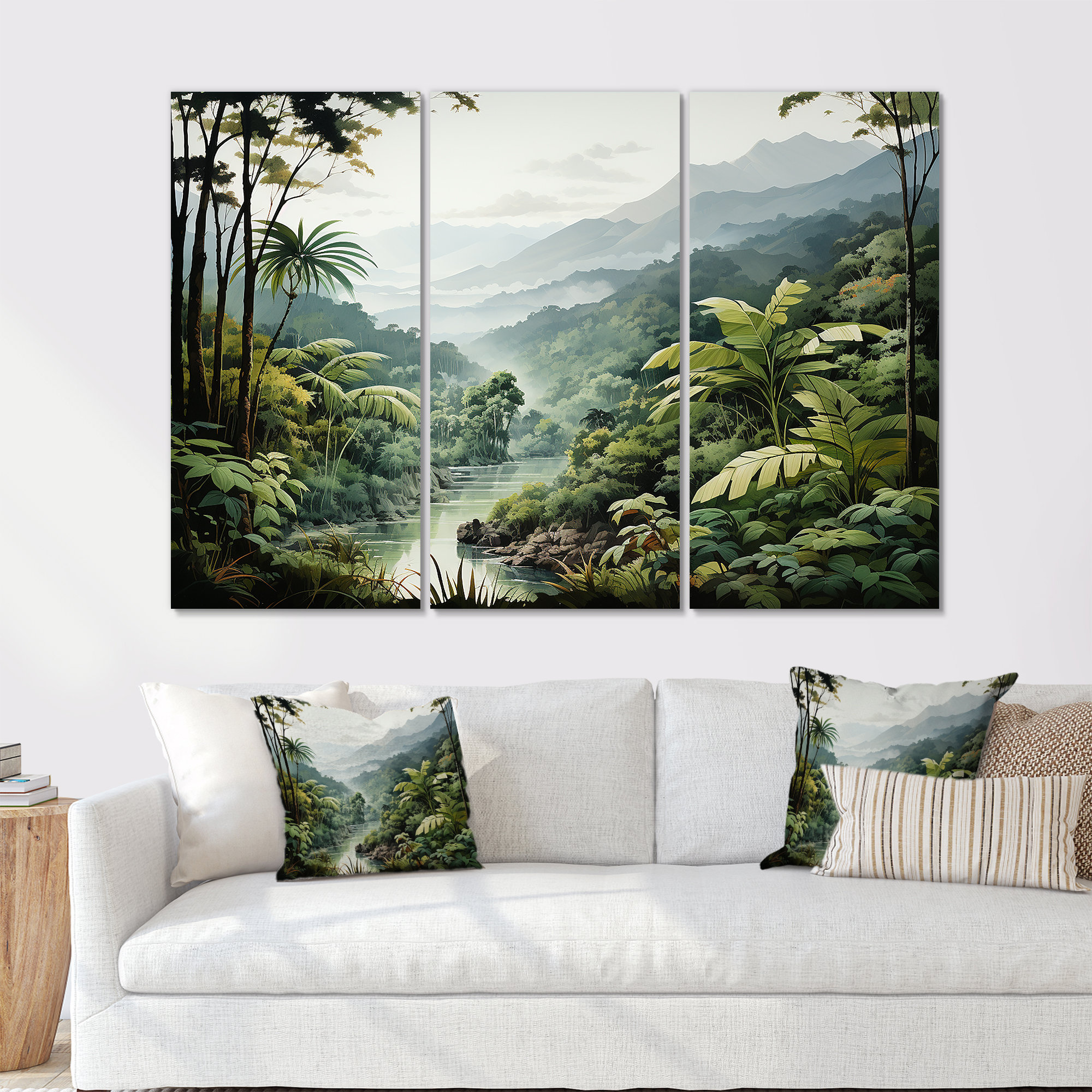 Millwood Pines Tropical Wilderness Escape IV - Jungle Canvas Wall Art ...