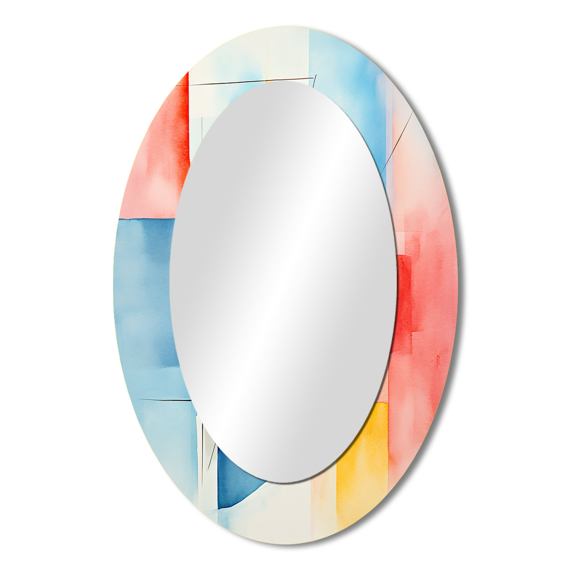 Dakota Fields Pastel color geometric ink explosion II - Multi-Color ...