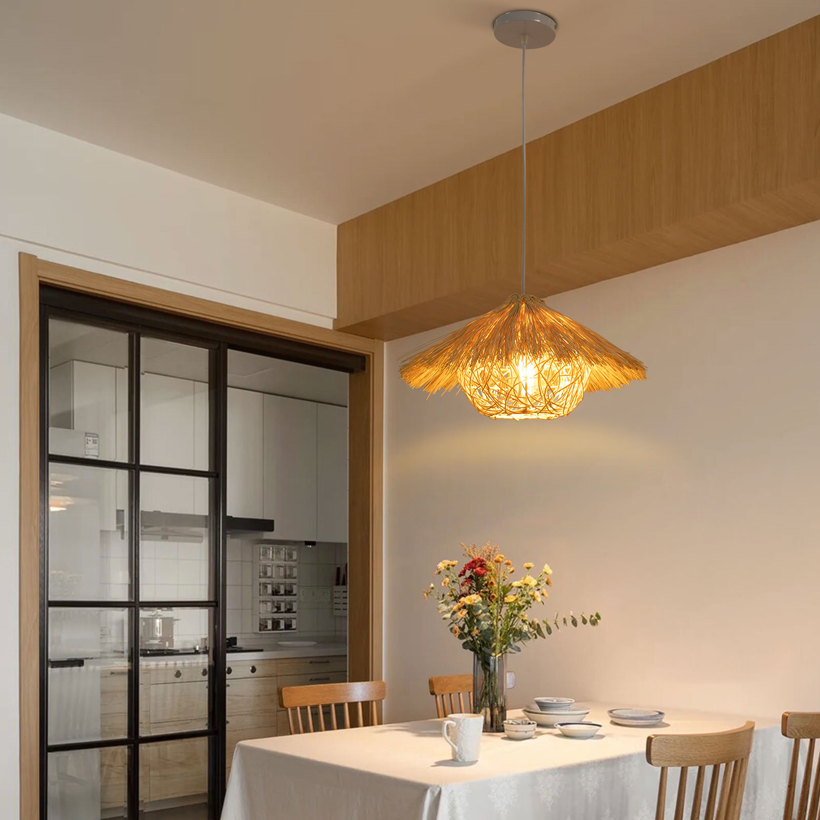 Bay Isle Home™ Anuva Chandelier Farmhouse Bohemian Pendant Light ...