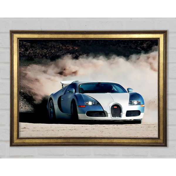 Ebern Designs Bugatti Veyron Drive - Single Picture Frame Print ...