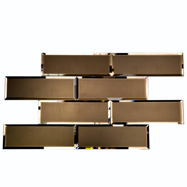 Bond Tile Metal 2" x 6" Metal Look Subway Wall Tile & Reviews | Wayfair