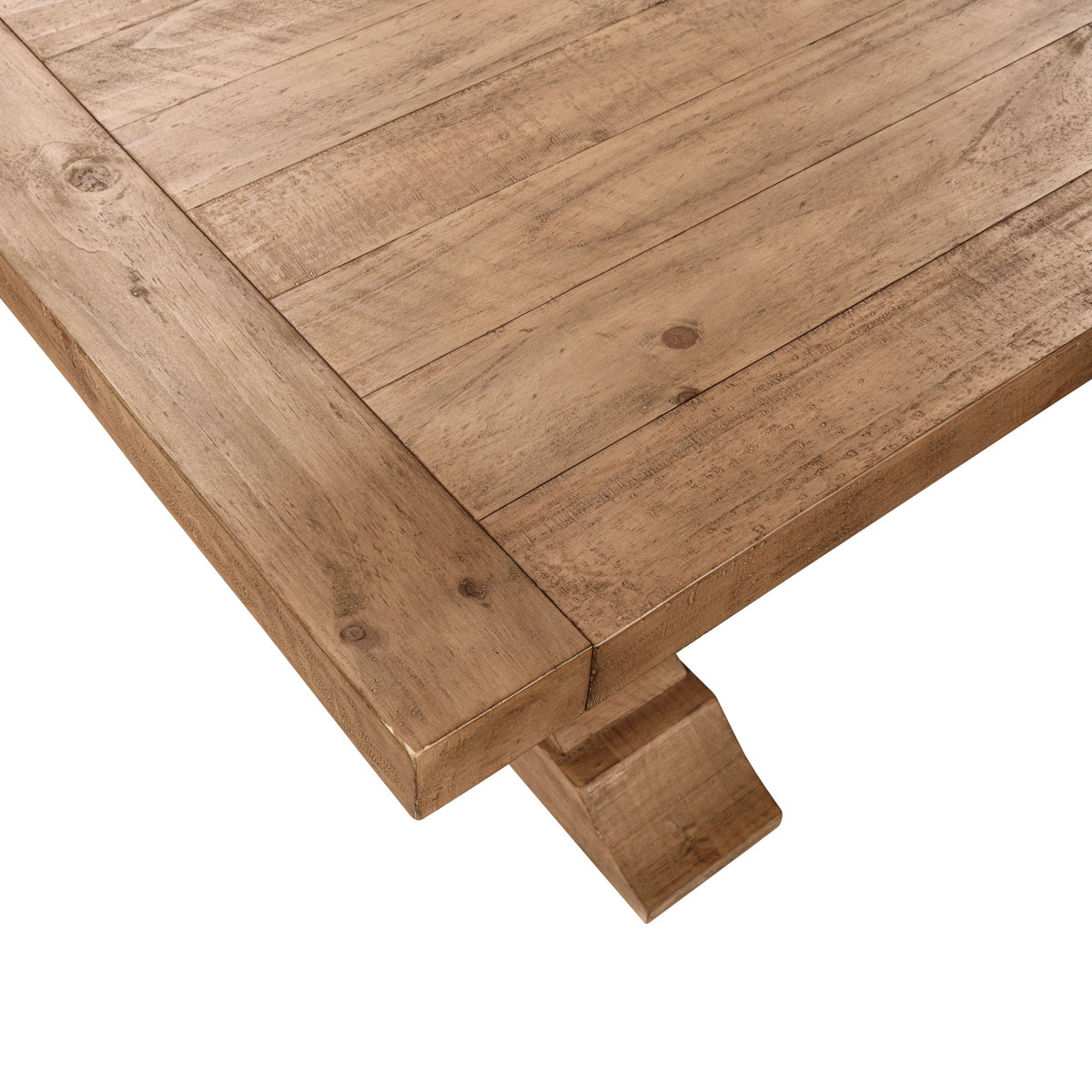 Birch Lane™ Vienna Extendable Reclaimed Pine Wood Dining Table ...