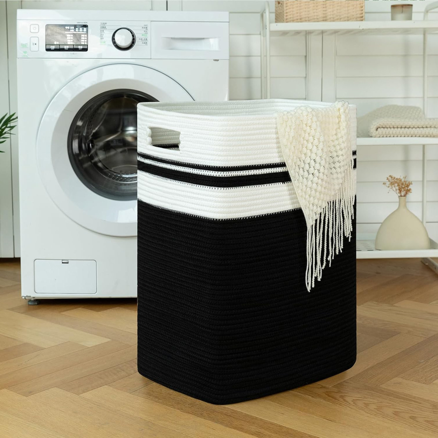 Rosecliff Heights 91L Laundry Hamper, Large laundry Basket, Collapsible ...