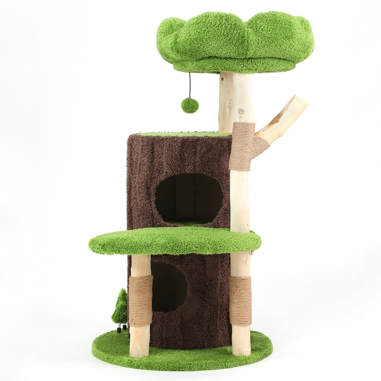 Tucker Murphy Pet™ Luxury Treehouse Cat Tree for Indoor Large Cats ...
