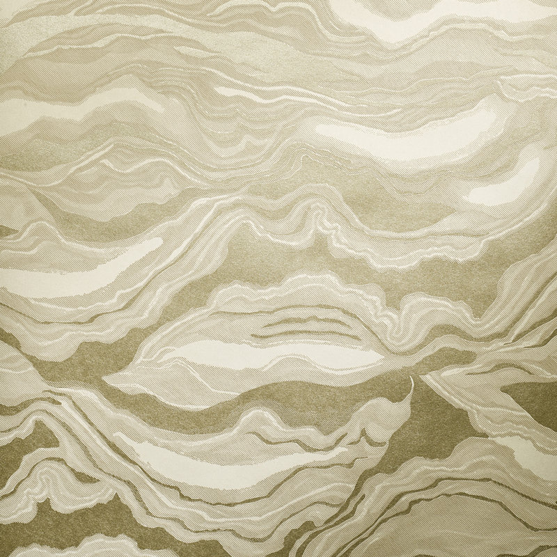Galerie Wallcoverings Slow Living Metallic Texture Abstract Wave ...