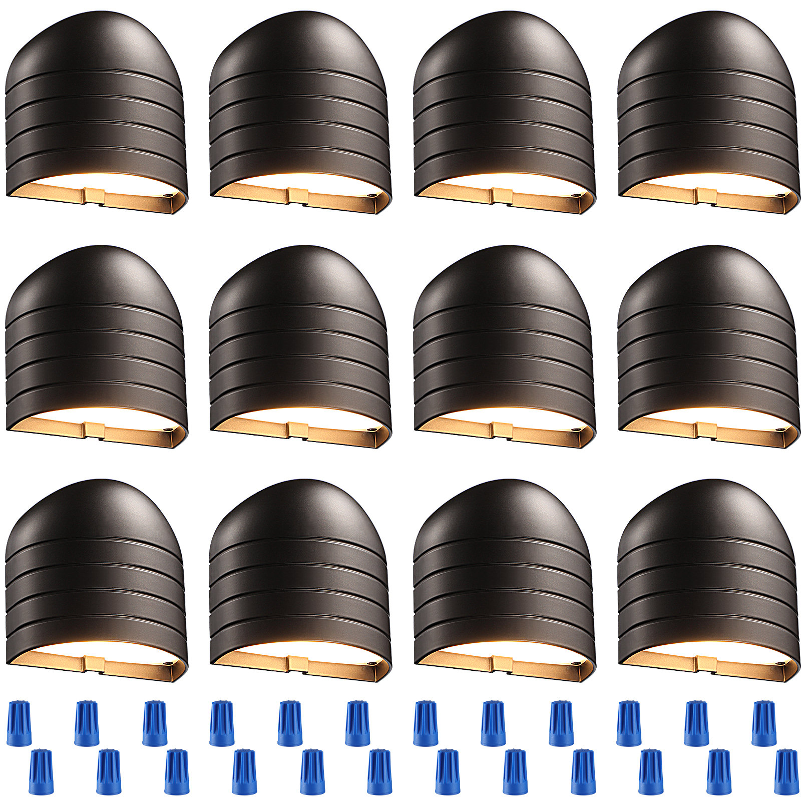 LEDVANS LED Fence Light Low Voltage 3000K Warm White | Wayfair