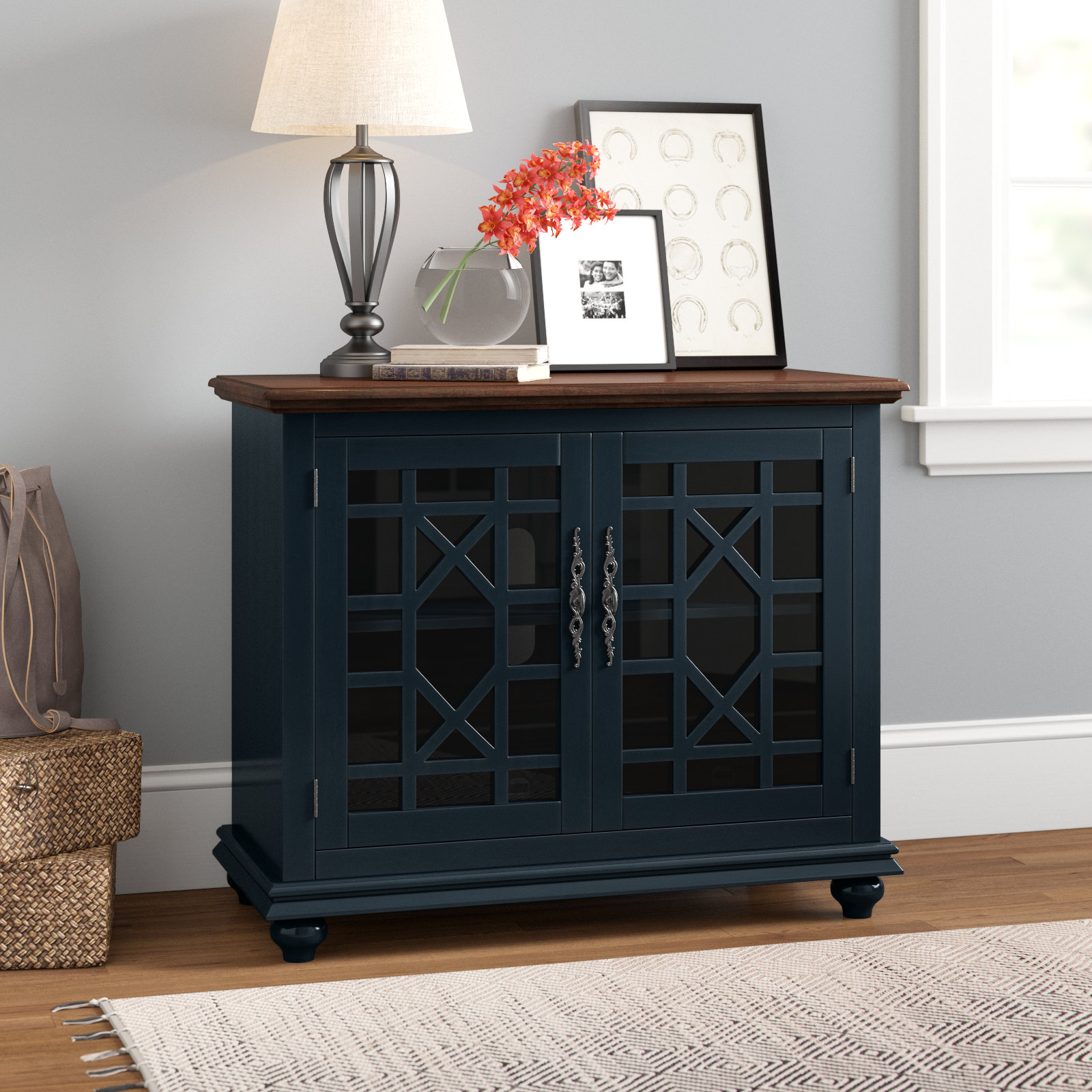 Three Posts™ Ahmara 2 - Door Accent Cabinet & Reviews | Wayfair
