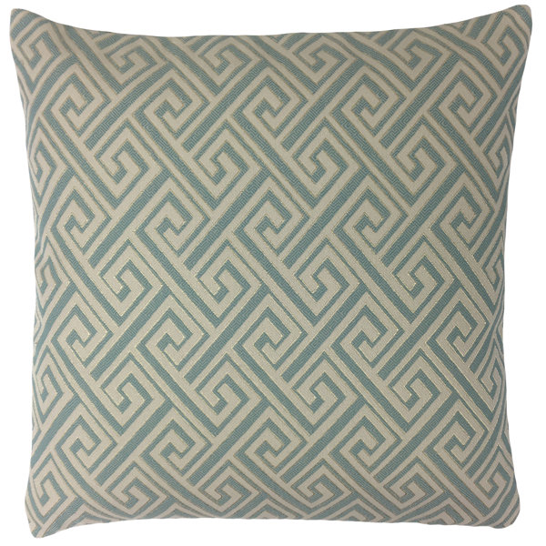 The Pillow Collection Geometric Reversible Throw Pillow | Wayfair
