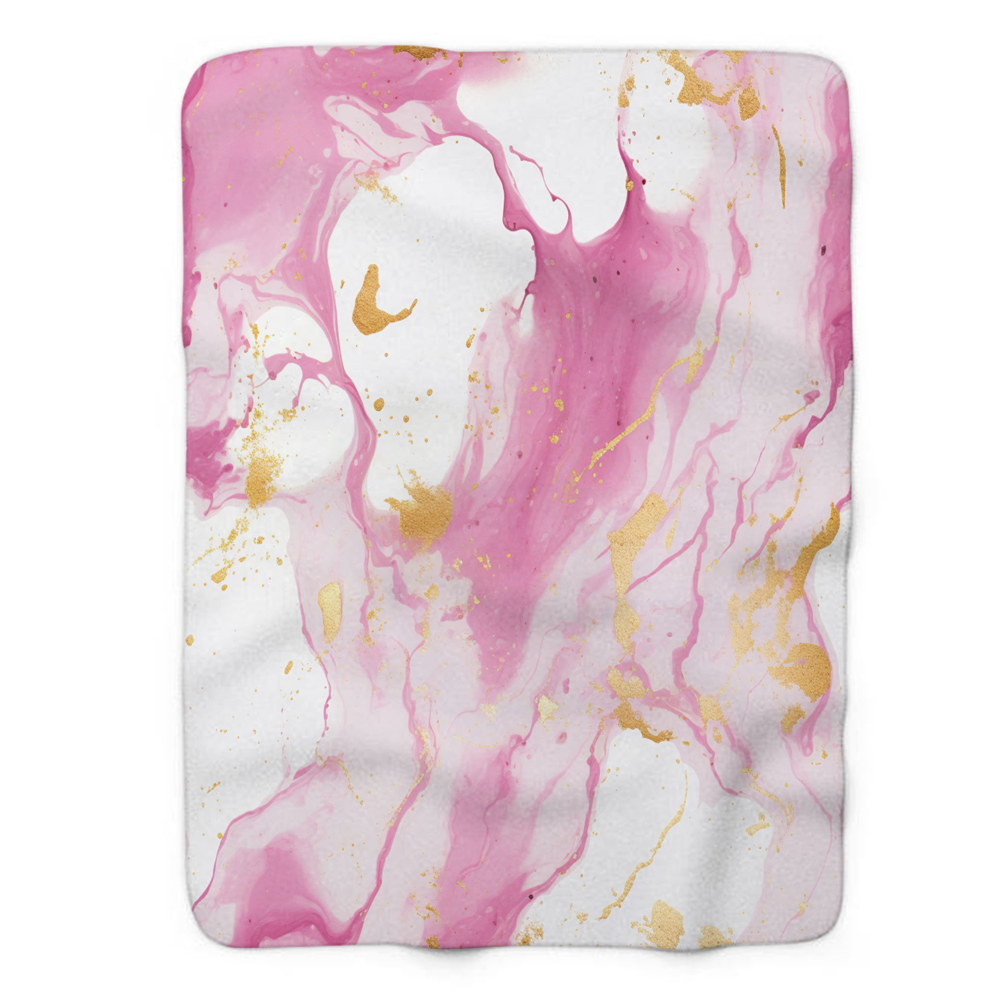 MentionedYou Marble Texture - 1 Piece Premium Sherpa Blanket - Wayfair ...