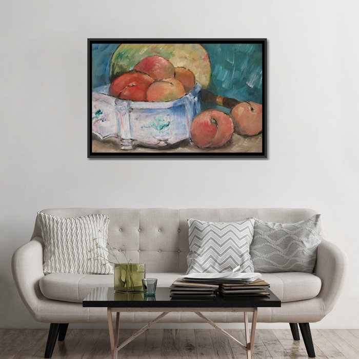 Vault W Artwork Fruit Bowl by Paul Cezanne Gallery-Wrapped Canvas ...