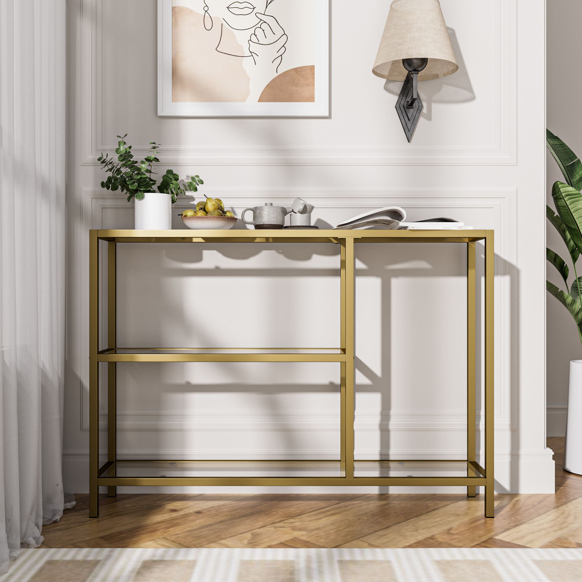 Wade Logan® Azuolas 40"W × 29"H Console Table & Reviews | Wayfair