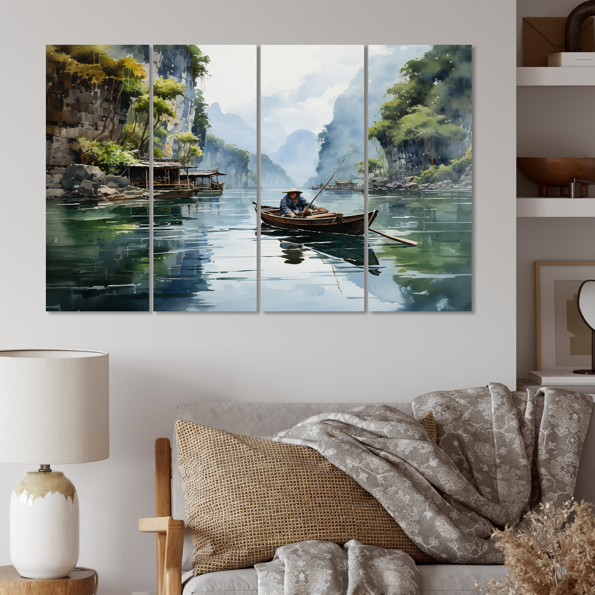 Loon Peak® Vietnam Hidden Waterways In Mountains - Vietnam Metal Wall ...