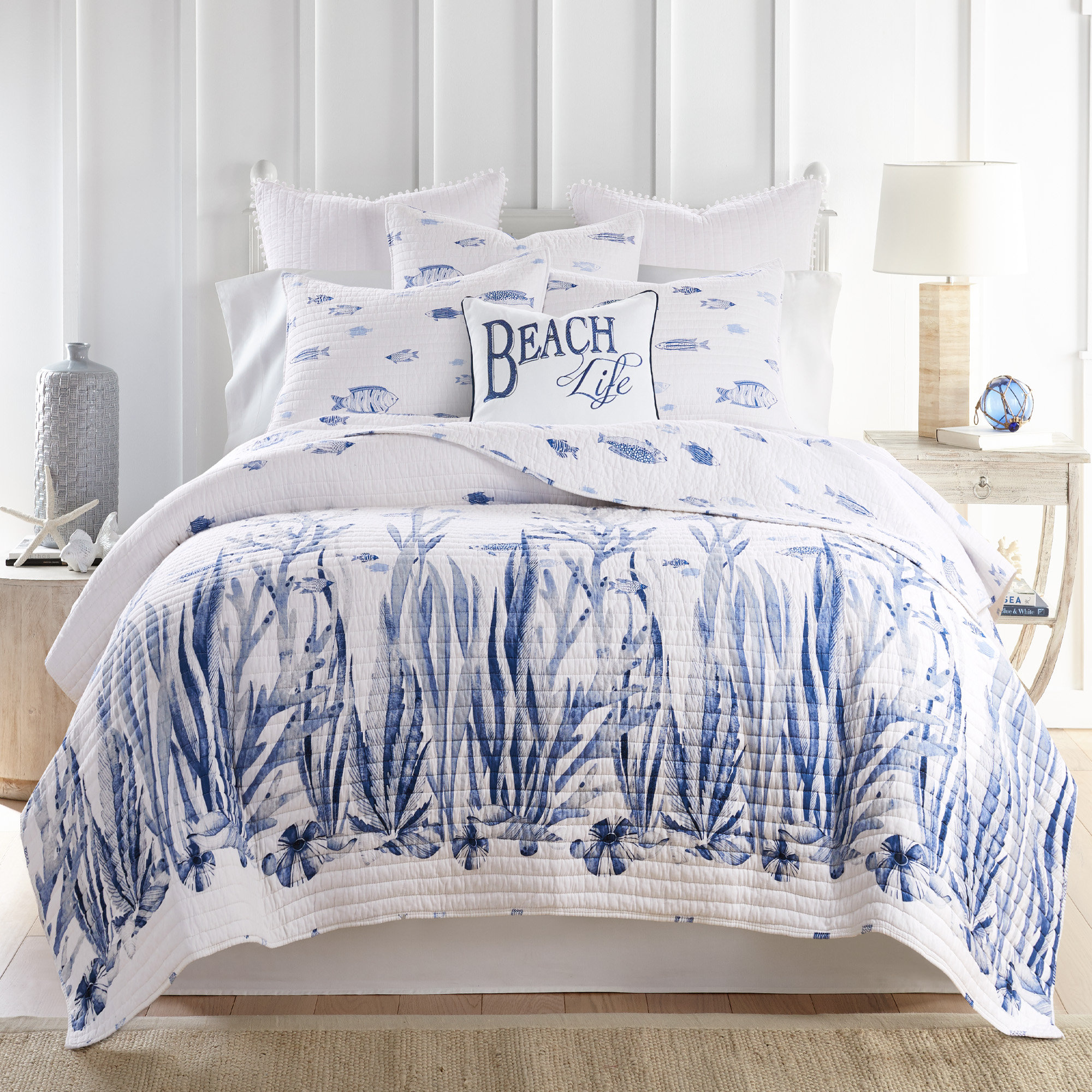 Levtex home Indigo Tide Twin Quilt Set | Wayfair