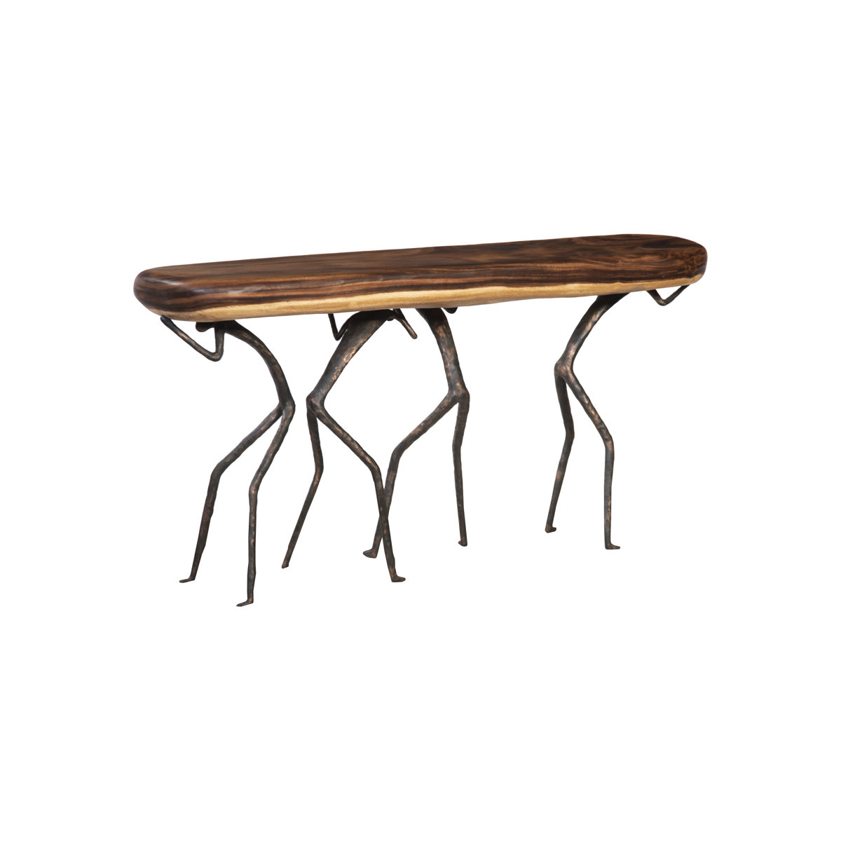 Phillips Collection Atlas Console Table, Natural Finish & Reviews ...