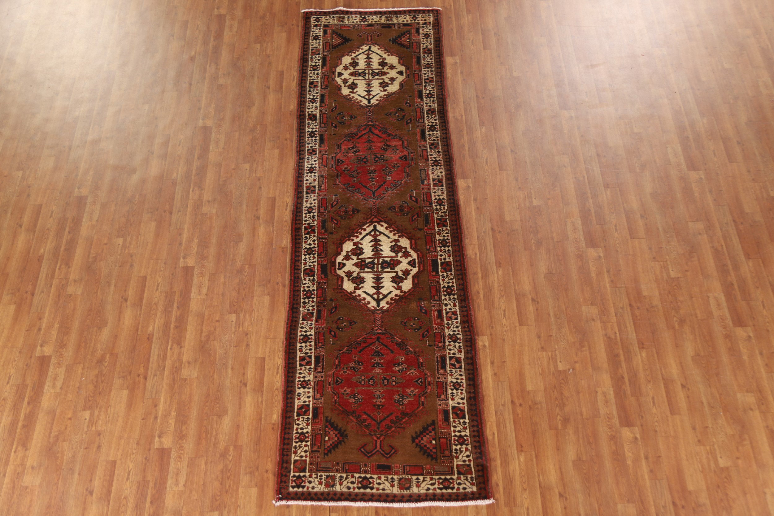 Bloomsbury Market Brown Traditional Runner Rug 3x11 | Wayfair